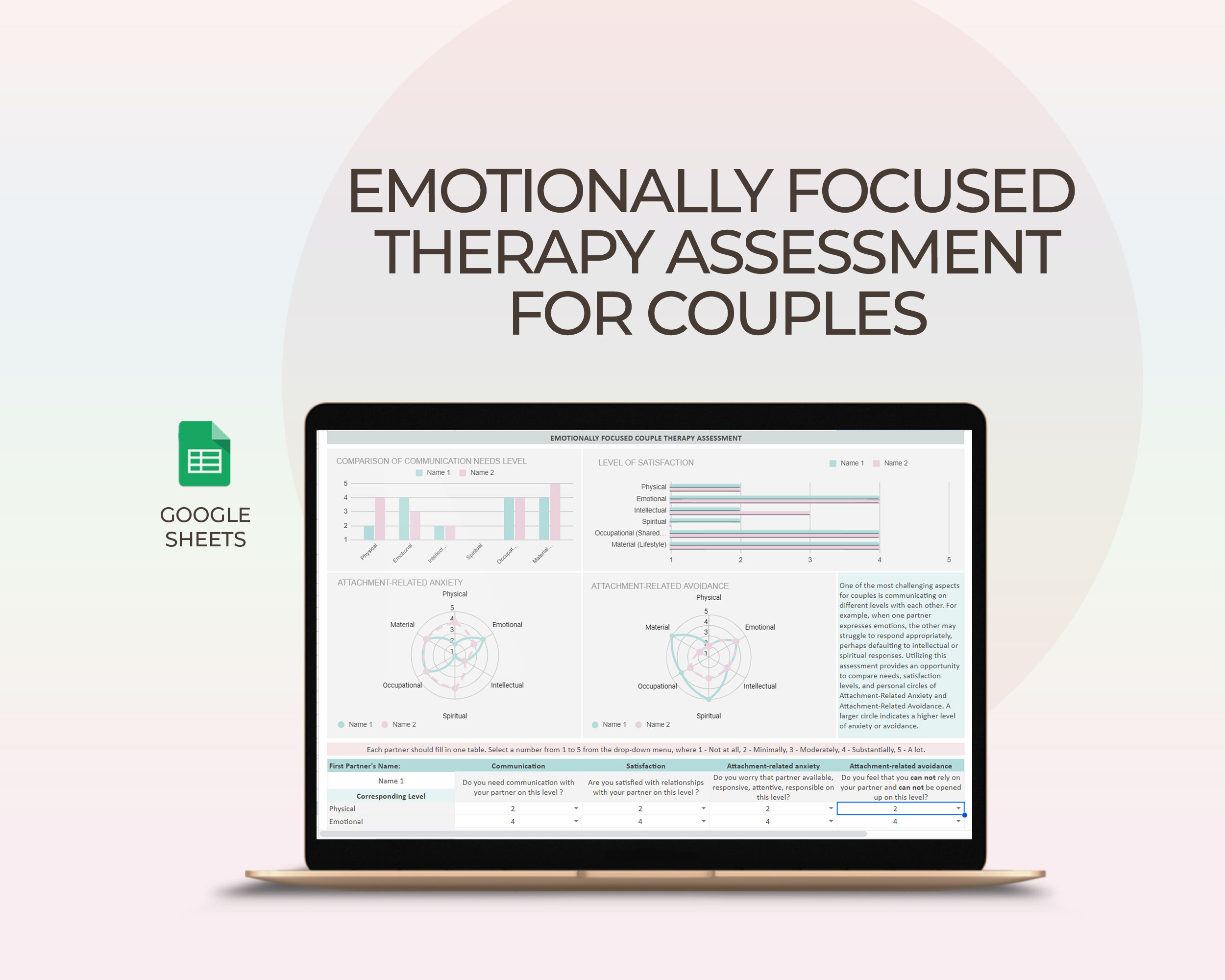 Emotionally Focused Therapy Assessment EFT for Couples Attachment ...