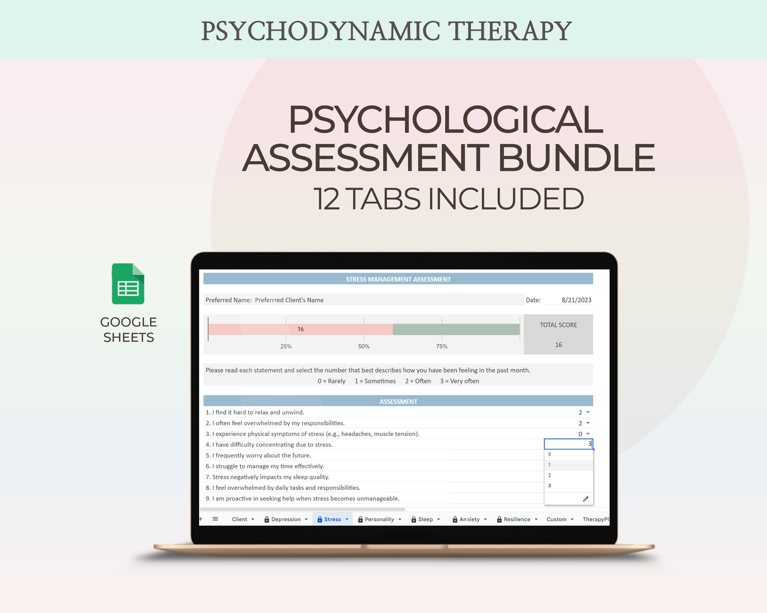 Psychological Assessment, Personality Assessment, Therapy Test ...