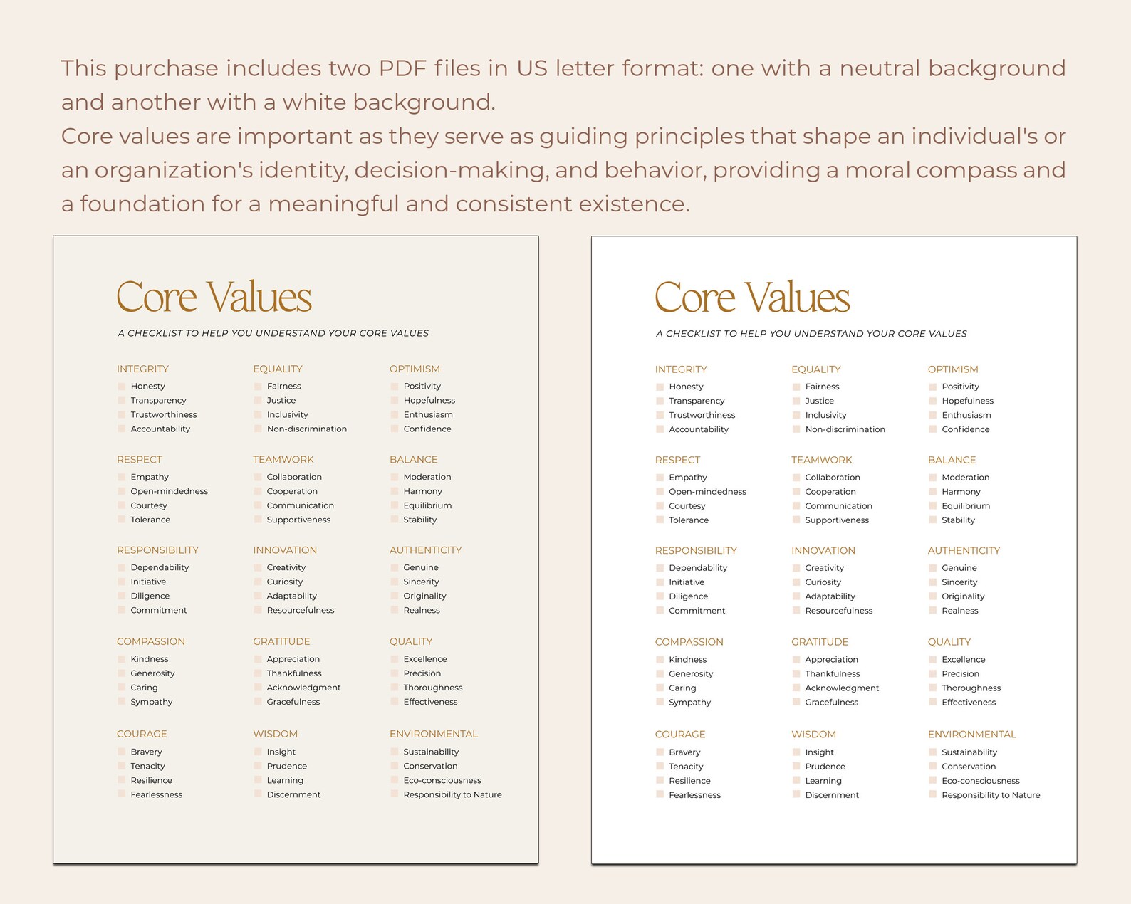 Core Values, Defining Core Values, Personal Values, Core Values Quiz ...