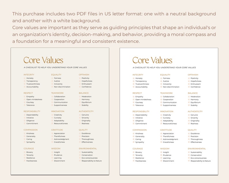 Core Values, Defining Core Values, Personal Values, Core Values Quiz ...