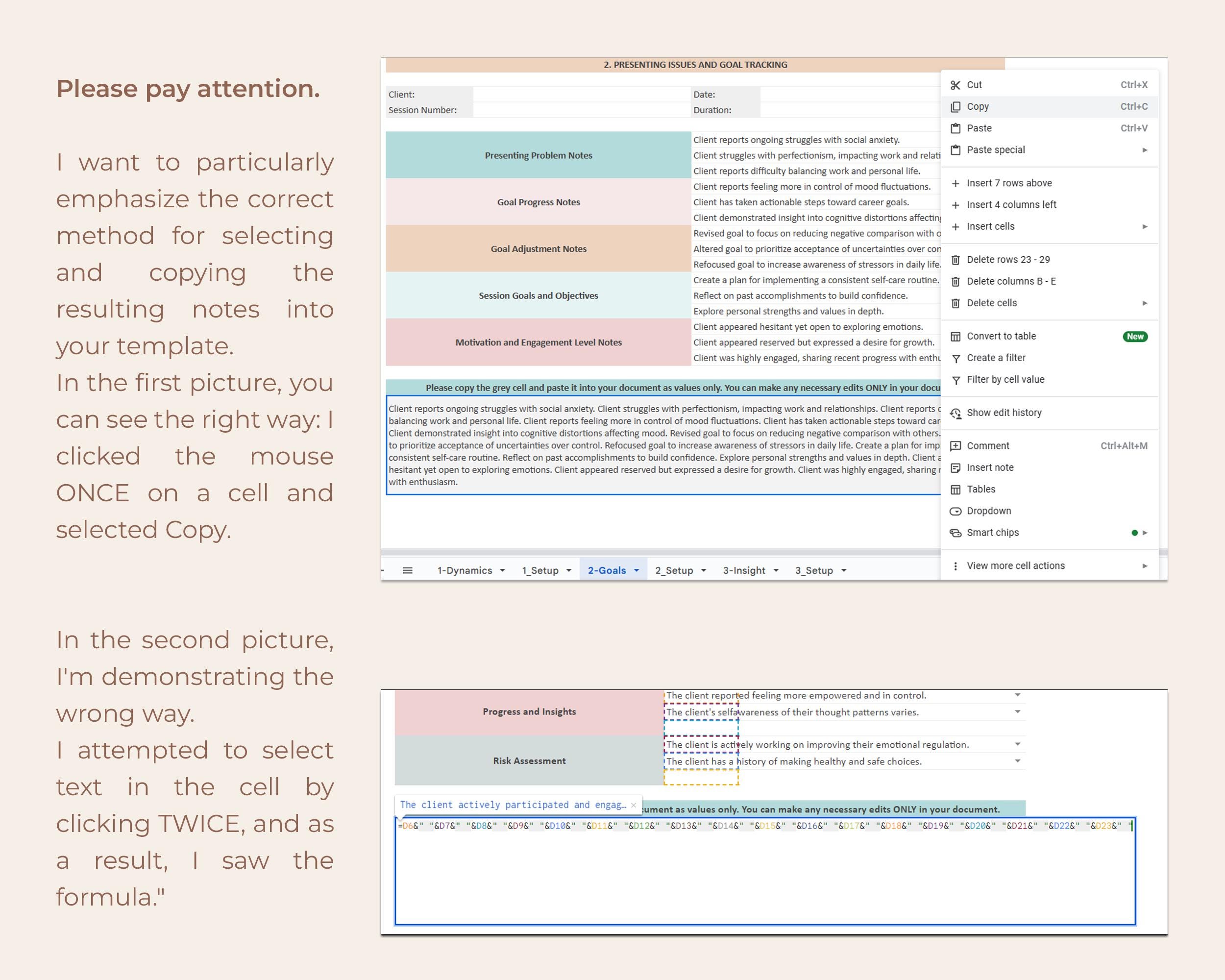 Family Therapy Progress Notes Template Clinical Phrases Builder Case ...