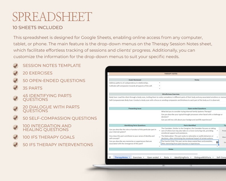 Internal Family Systems Therapy Notes, IFS Therapy, IFS Psychotherapy ...