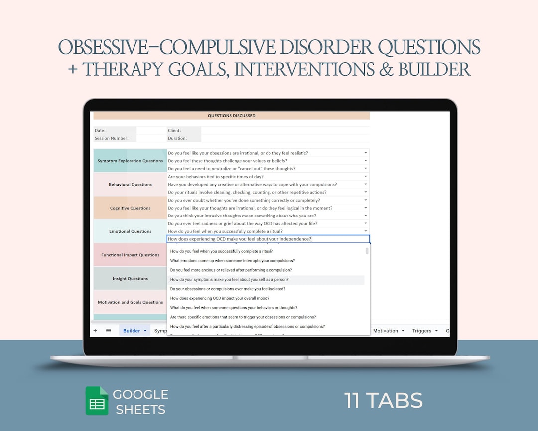 OCD Therapy Questions Obsessive-compulsive Disorder Goals and ...