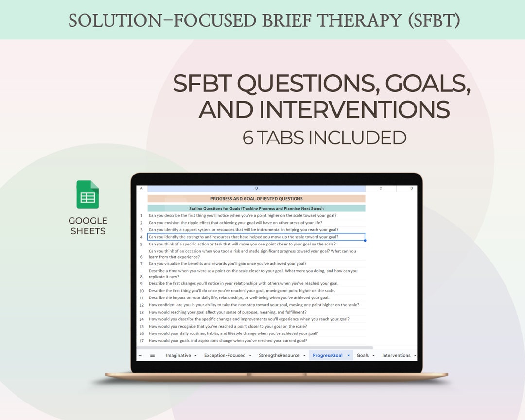 SFBT Questions, Therapy Questions, Solution-focused Brief Therapy ...