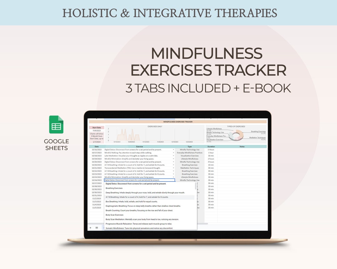 Holistic Integrative Therapy Worksheets, Mental Health Template ...