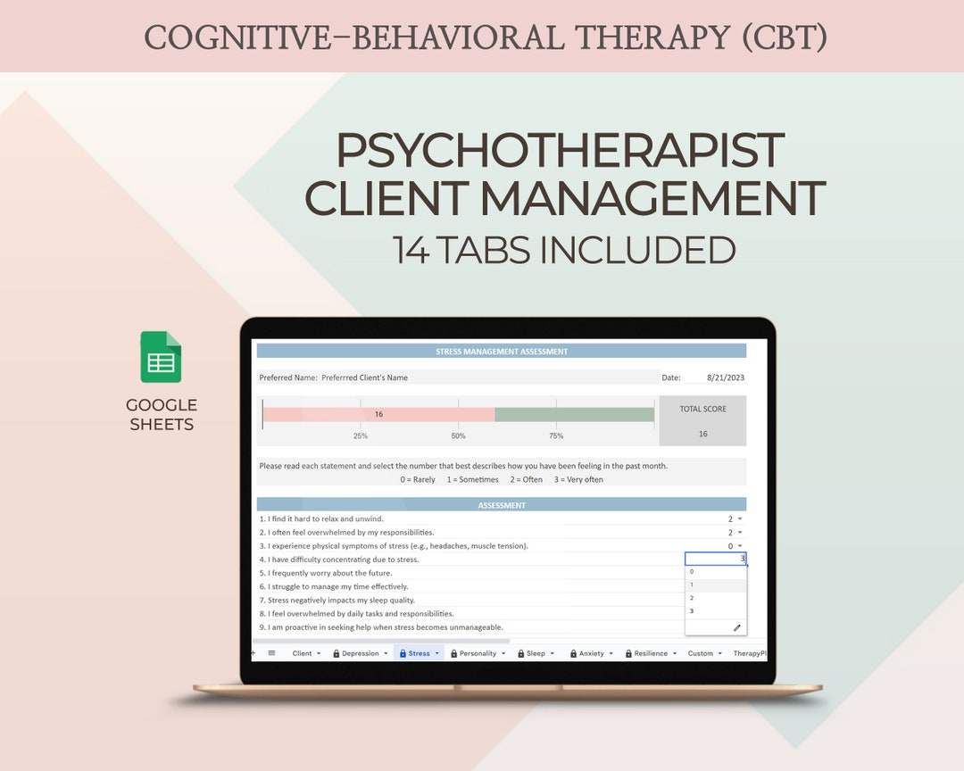 Therapist Planner Spreadsheet, Psychologist Notes, Psychology Therapy ...