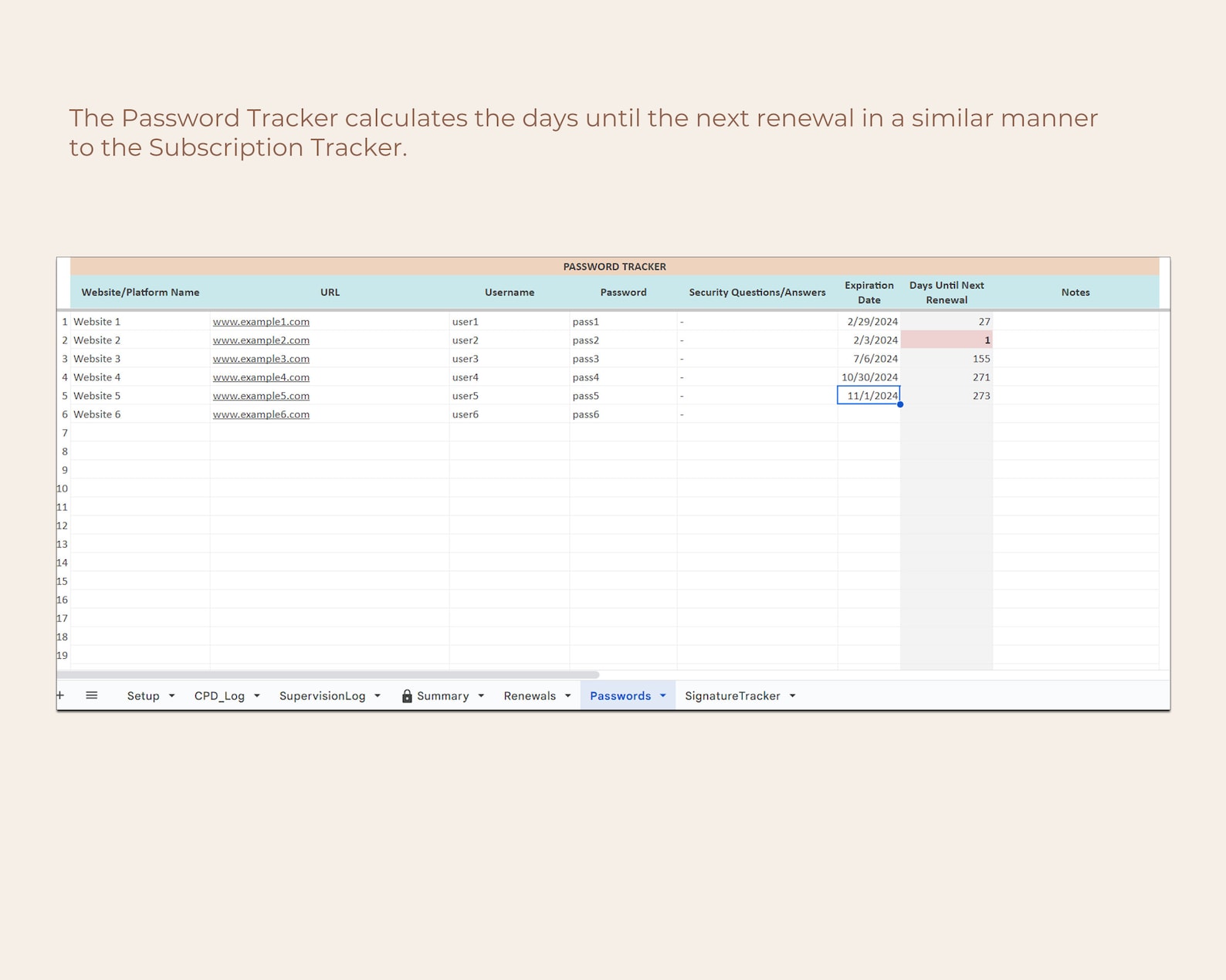 CPD Log, Clinical Supervision Log Template, Therapist Planner, Clinical ...
