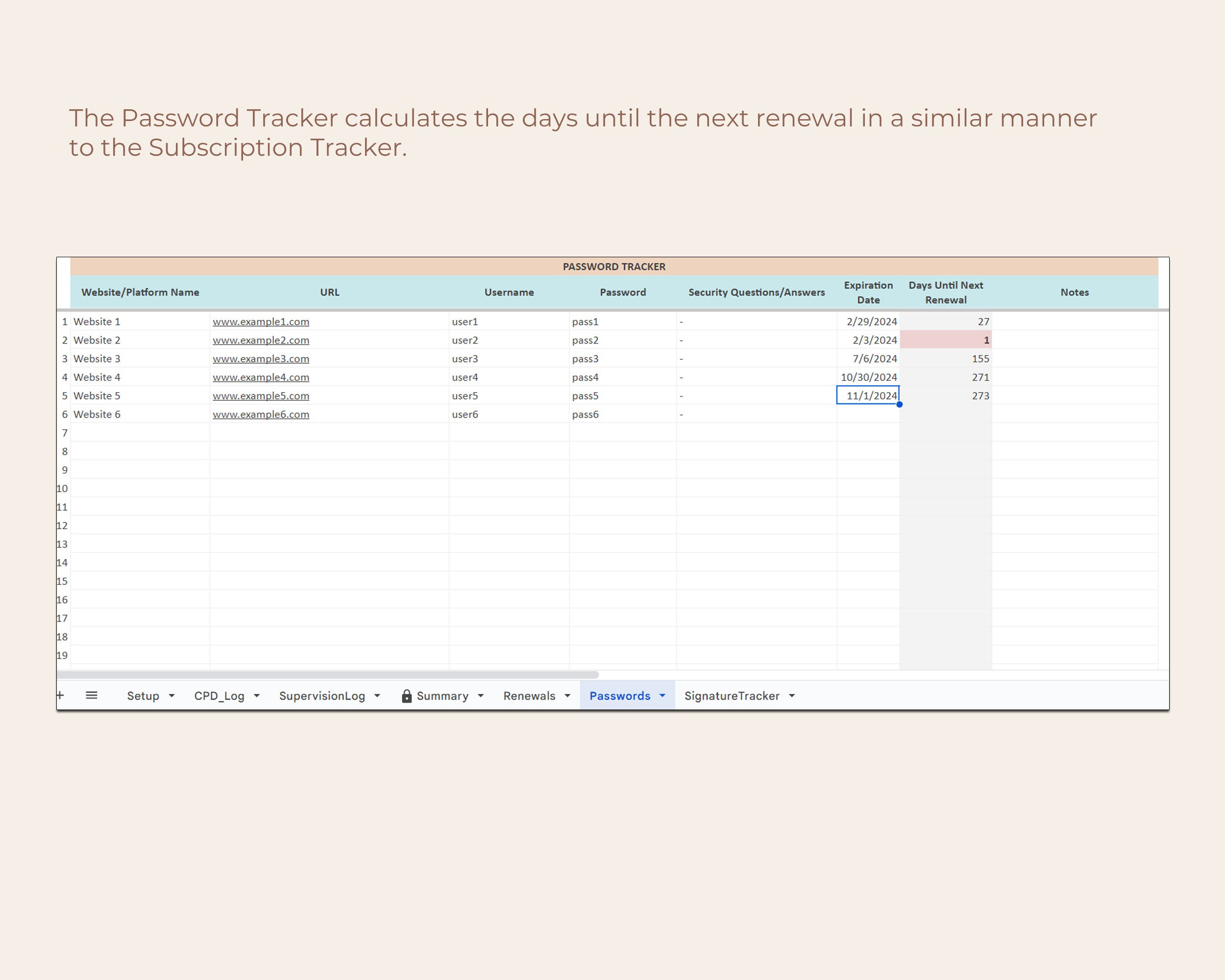 CPD Log, Clinical Supervision Log Template, Therapist Planner, Clinical ...