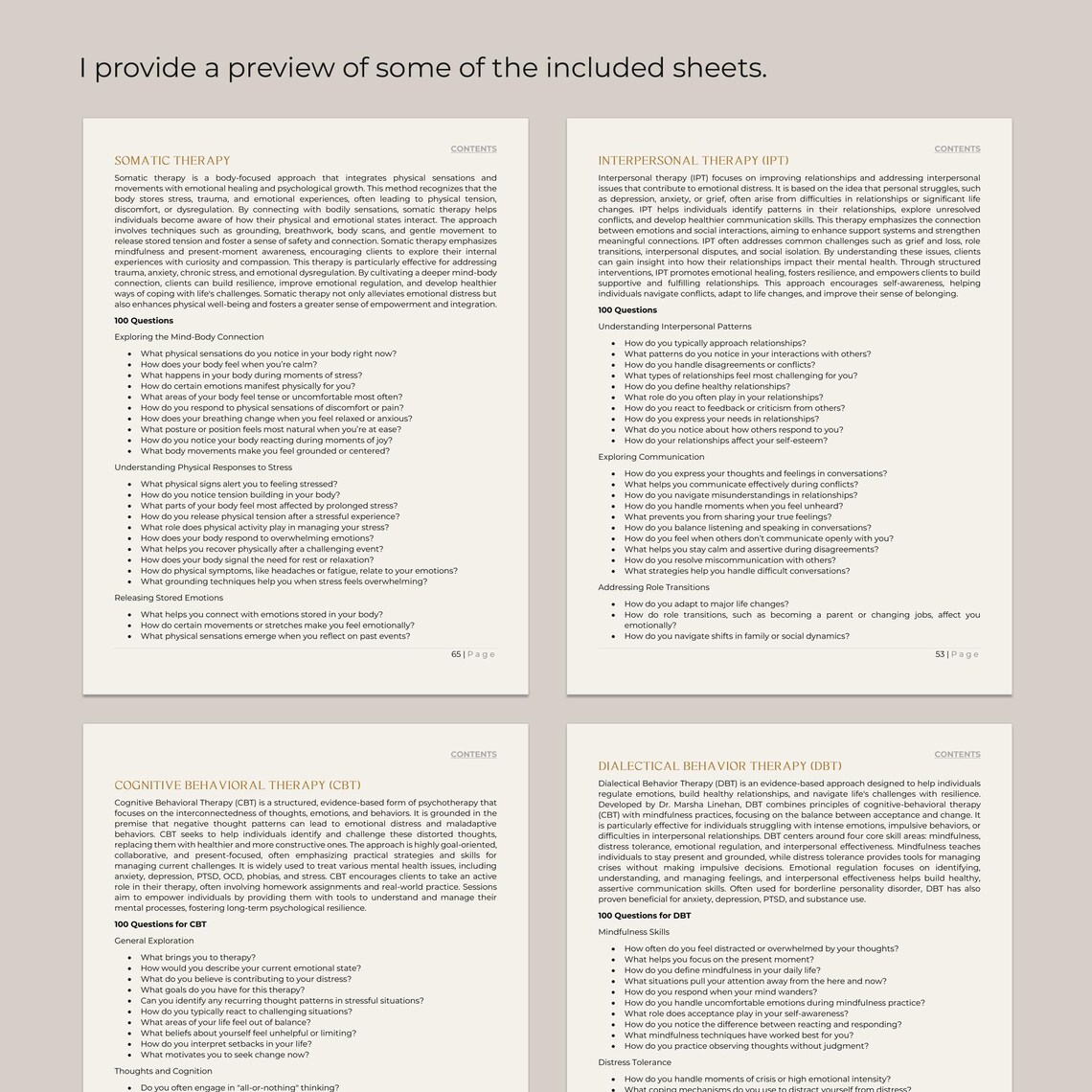 Therapy Questions, Therapy Approaches, Counselling Tool, 100 Therapy ...