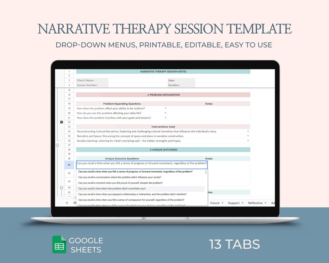 Narrative Therapy Session Notes, Narrative Treatment, Narrative ...