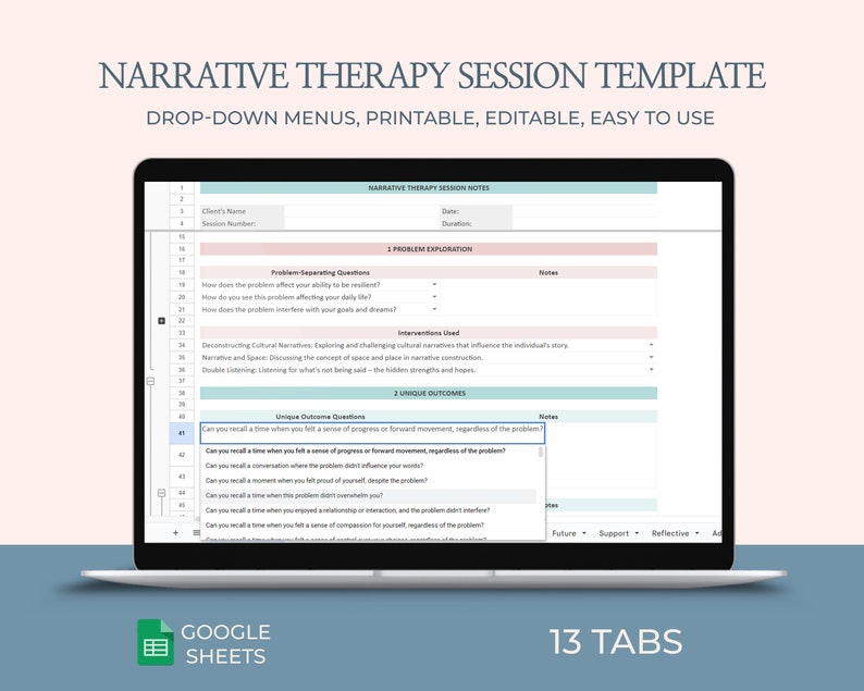 Narrative Therapy Session Notes, Narrative Treatment, Narrative ...