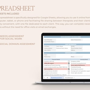 Social Work Need Assessment, Social Worker Form, Documents for Social Work, Social Work ...