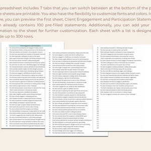 CBT Clinical Phrases Progress Notes Builder Therapy Tool Therapist ...