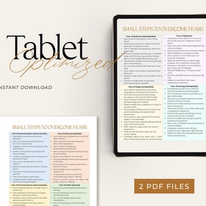 Fear Worksheets, Anxiety Help, Mental Health, Mindfulness Aid, Therapy ...