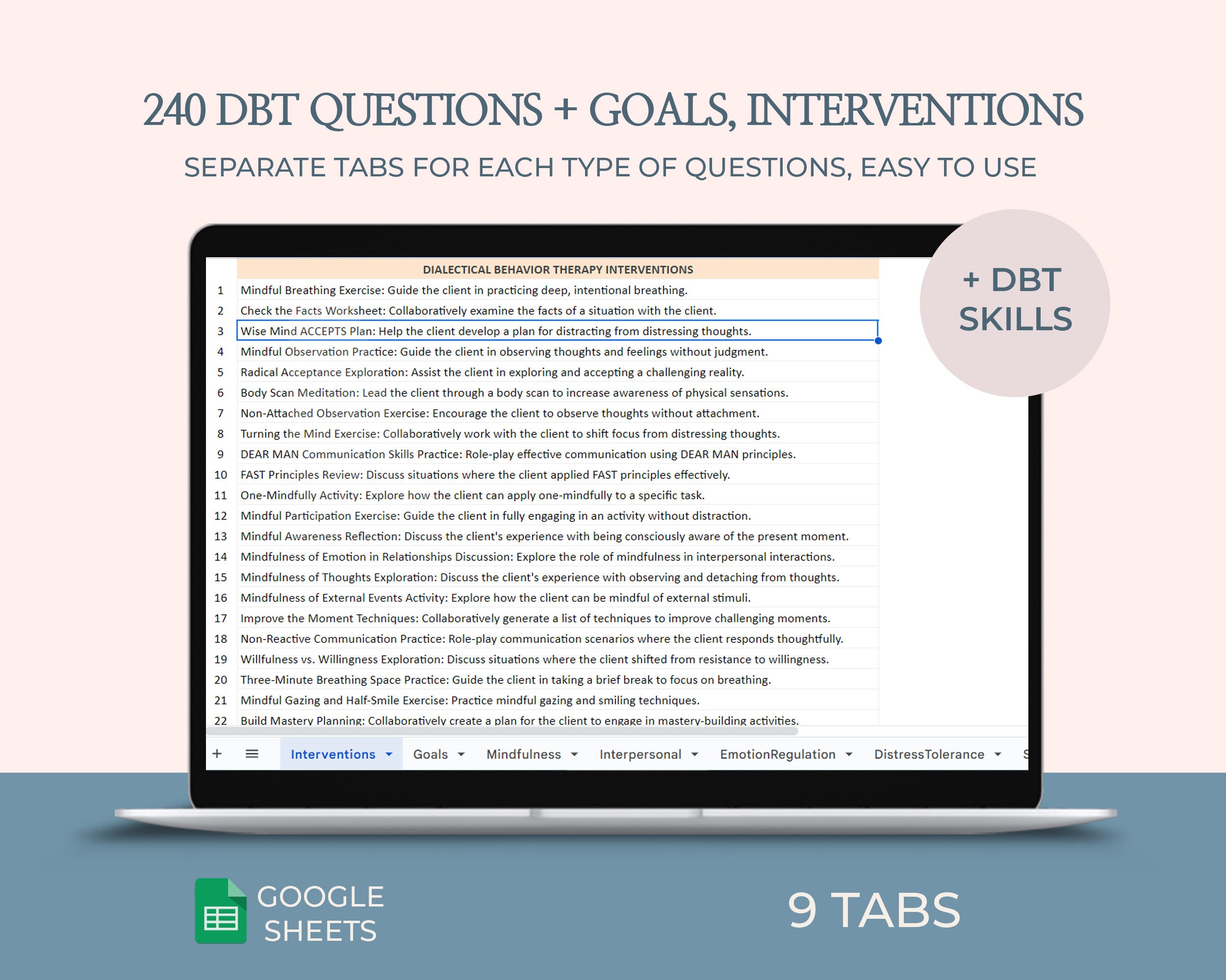 DBT Questions DBT Interventions Dbt Goals Dbt Therapy Dbt - Etsy