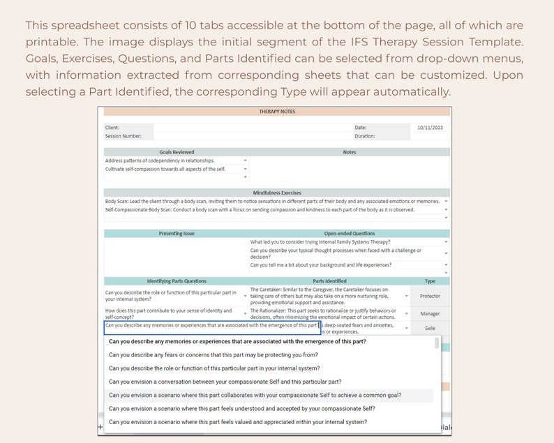 Internal Family Systems Therapy Notes, IFS Therapy, IFS Psychotherapy ...