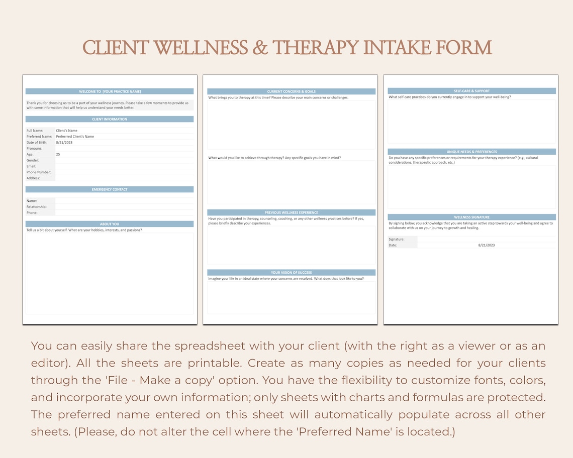 Psychological Assessment, CBT Therapy Assessment, Therapy Worksheets ...