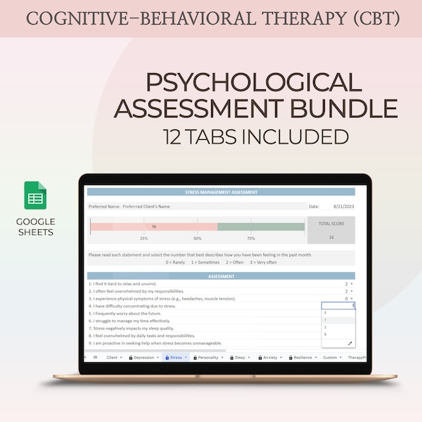 Cognitive Therapy Worksheets for Planning - Etsy