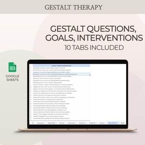 Gestalt Therapy Questions Goals Interventions Worksheets Therapy ...
