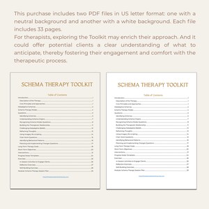 Schema Therapy Questions, Schema Psychotherapy Guide, Schema Therapy ...