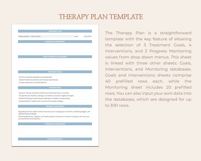 Treatment Plan Template, Dialectical Behavior Therapy, Goals ...