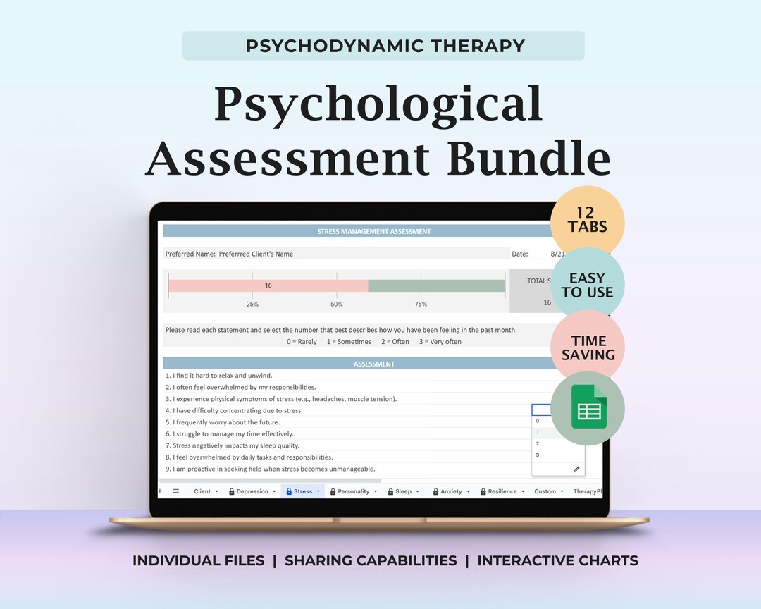 Psychological Assessment, Personality Assessment, Therapy Test ...