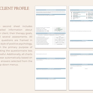 Narrative Therapy Client Intake Form for Therapists Organizing ...
