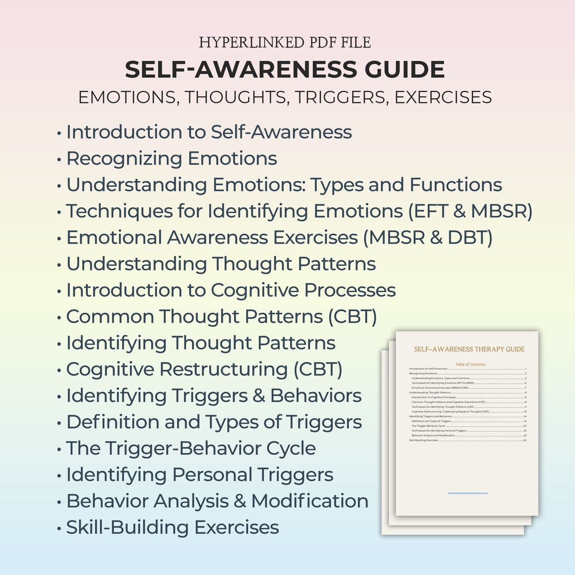 Self-awareness Psychotherapy Guide, Self-awareness Therapy Sessions ...