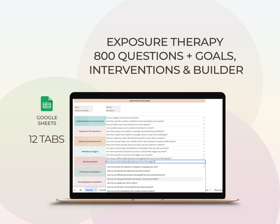 Exposure Therapy Interventions, Exposure Therapy Exercises, Goals ...
