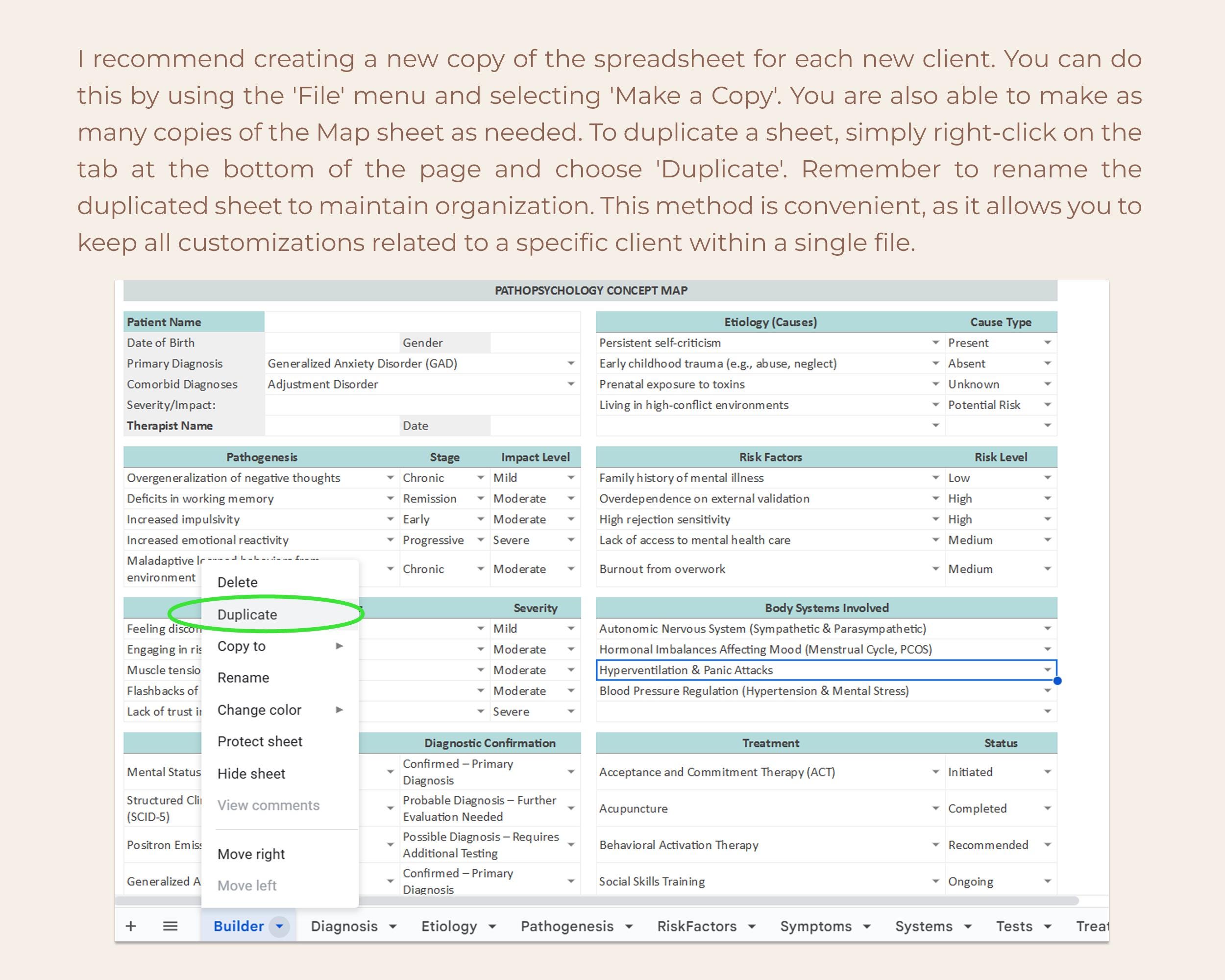 Mental Health Concept Map, Psychopathology Diagnosis, Therapy ...