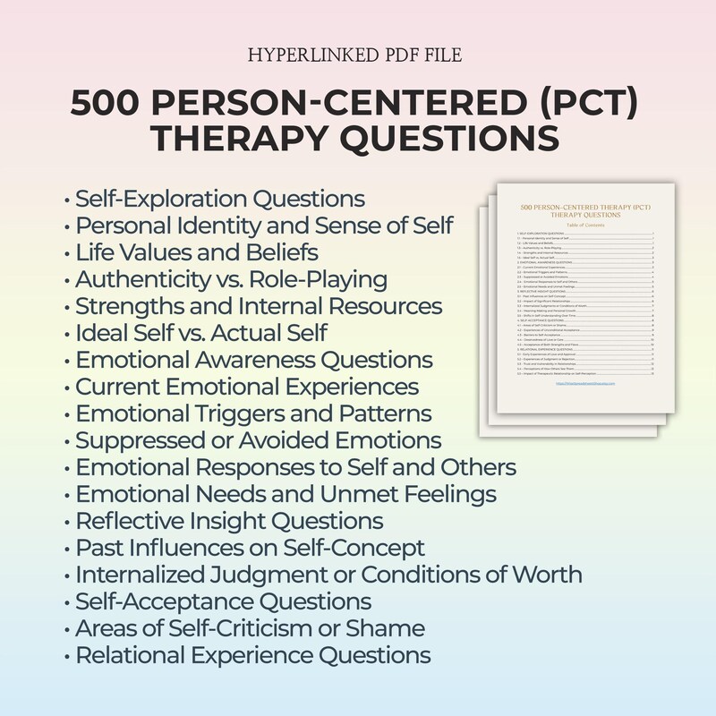 Person Centered Therapy - Etsy