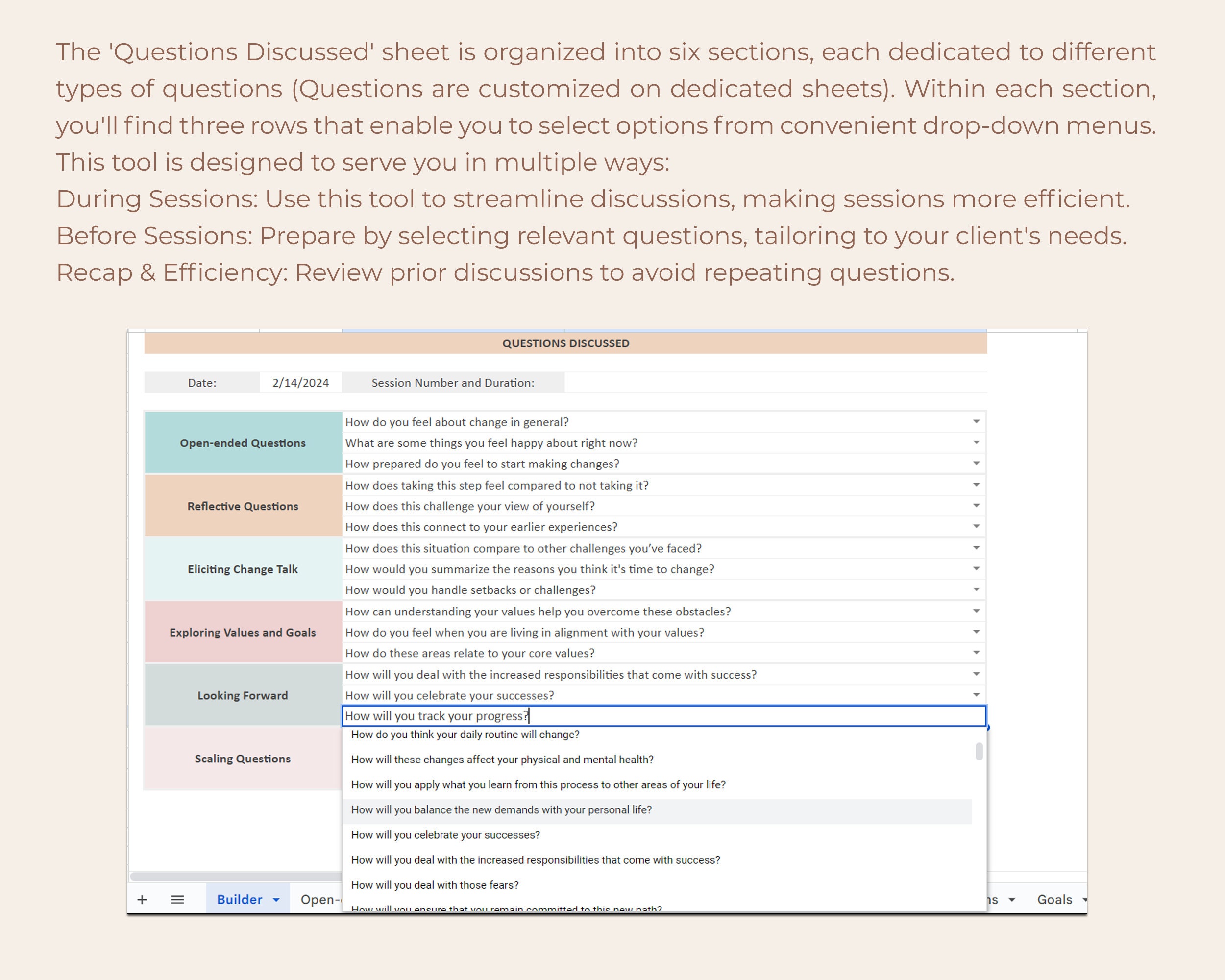 Motivational Interviewing Therapy Questions MI Techniques Goals ...