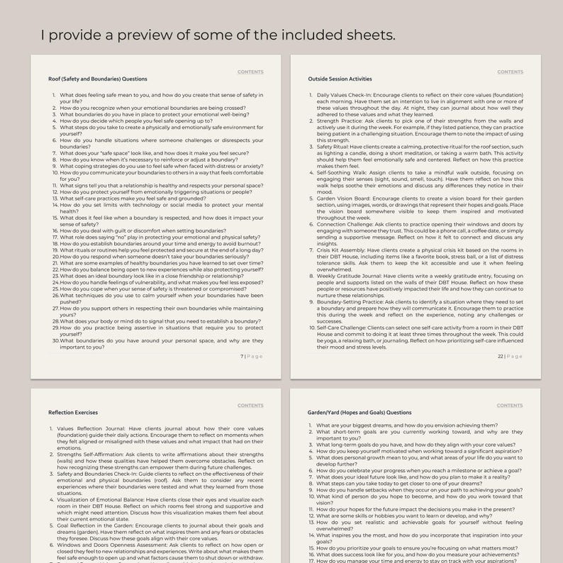 DBT House, Dialectical Behavioral Therapy, Dbt Questions, Dialectical ...