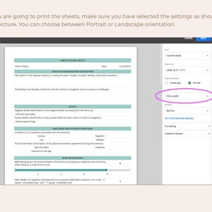 EMDR Session Notes Template, Eye Movement Desensitization and ...