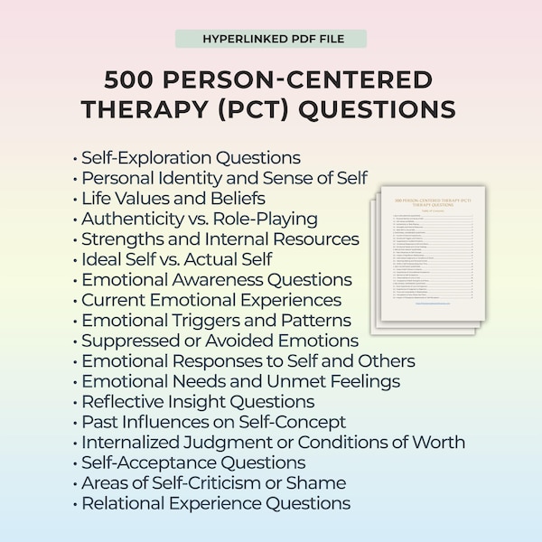 Person Centered Therapy - Etsy