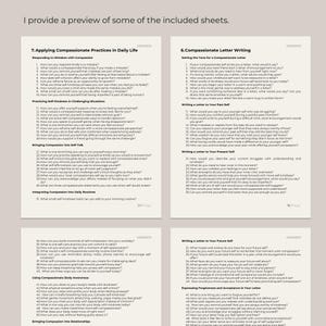 Compassion-focused Therapy Questions Self-criticism Workbook Emotional ...