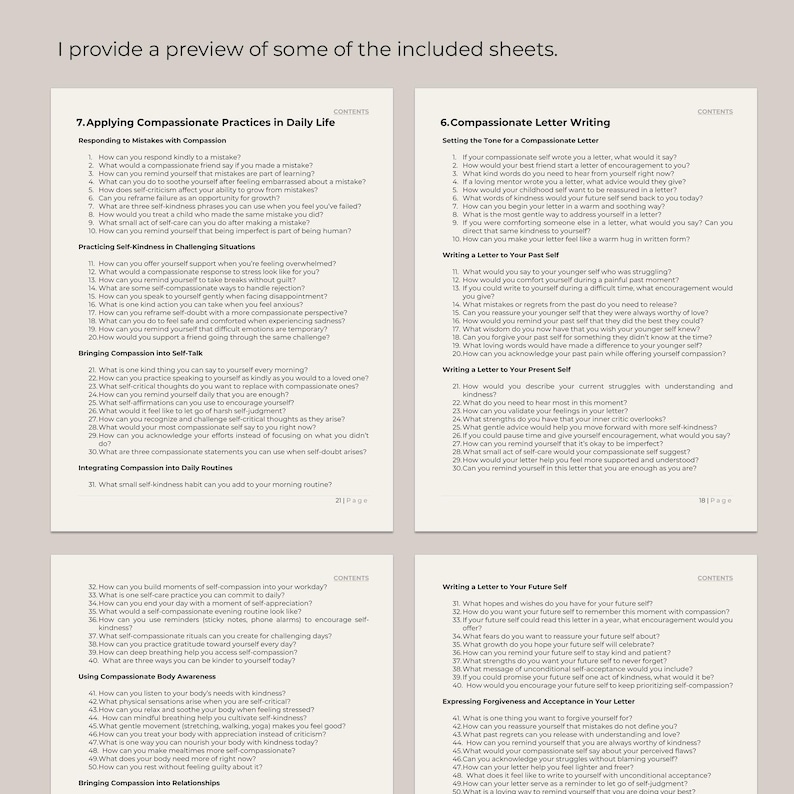 Compassion-focused Therapy Questions Self-criticism Workbook Emotional ...