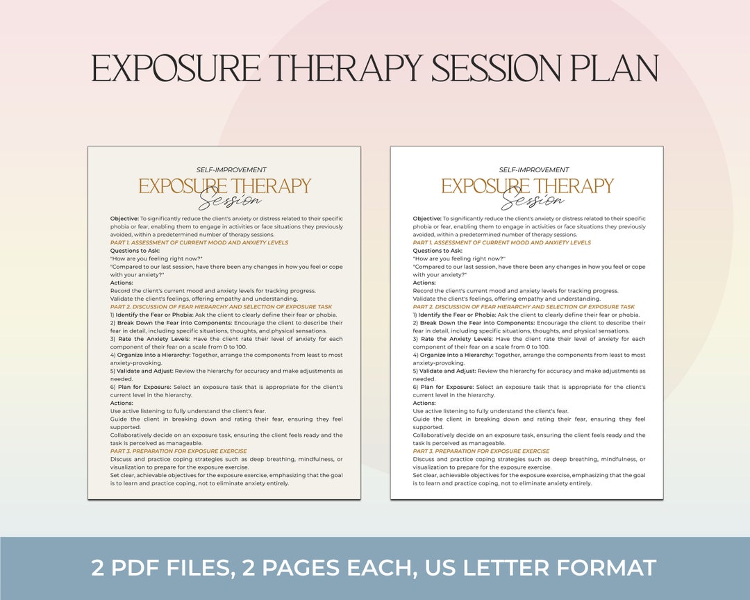 Exposure Therapy Session, Exposure Psychotherapy, Social Anxiety ...