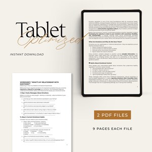 Emotion Worksheet for Therapy and Mental Health Support Self-awareness ...