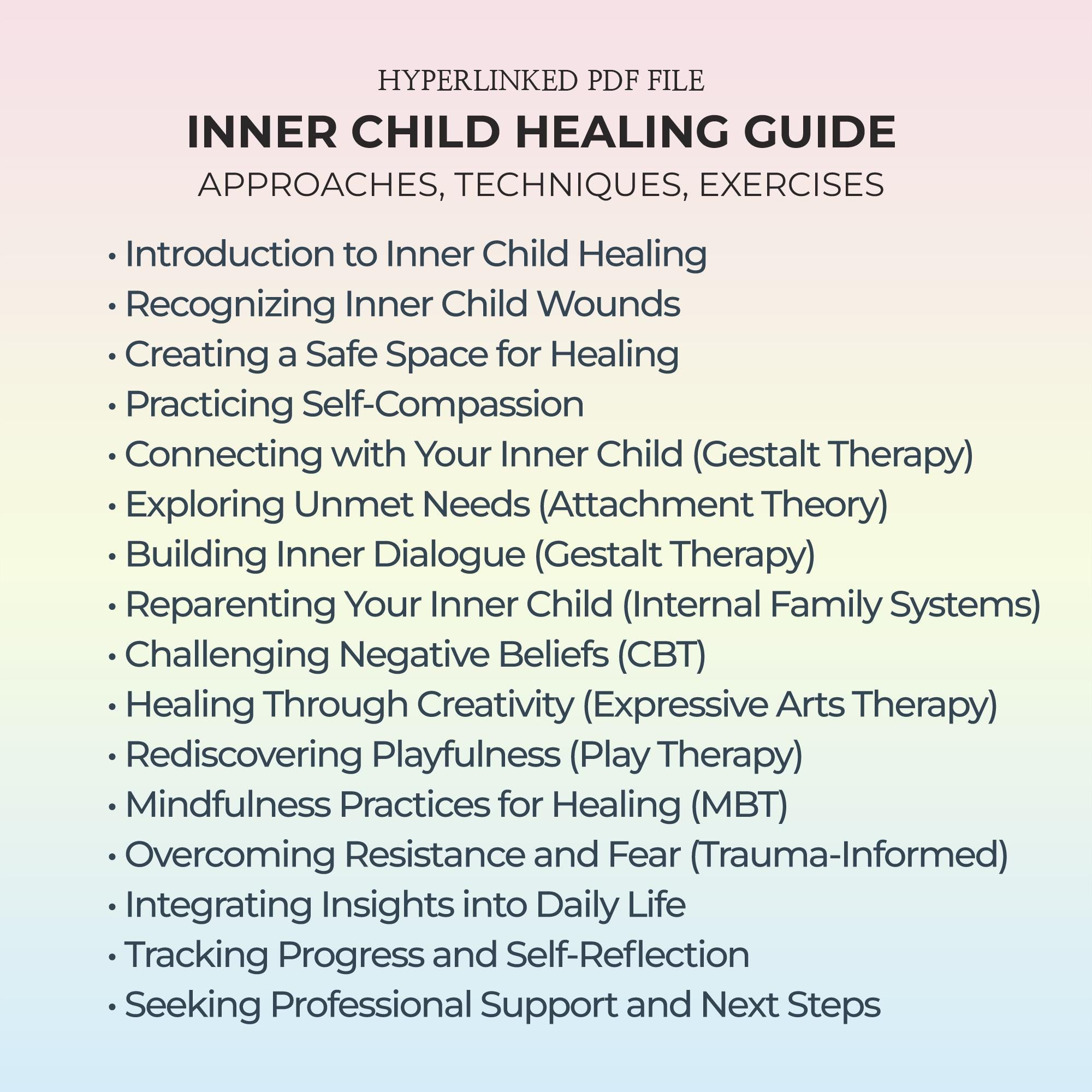 Inner Child Healing Exercises, Healing Childhood Trauma, Inner Child ...