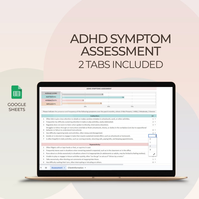 Autism and Adhd Test - Etsy