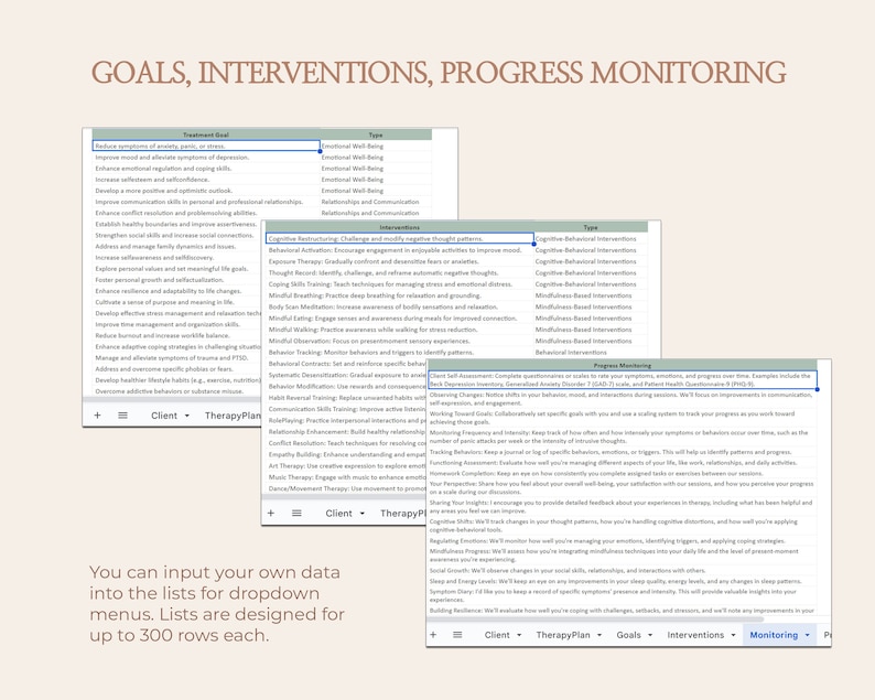 Treatment Plan Template, Dialectical Behavior Therapy, Goals ...