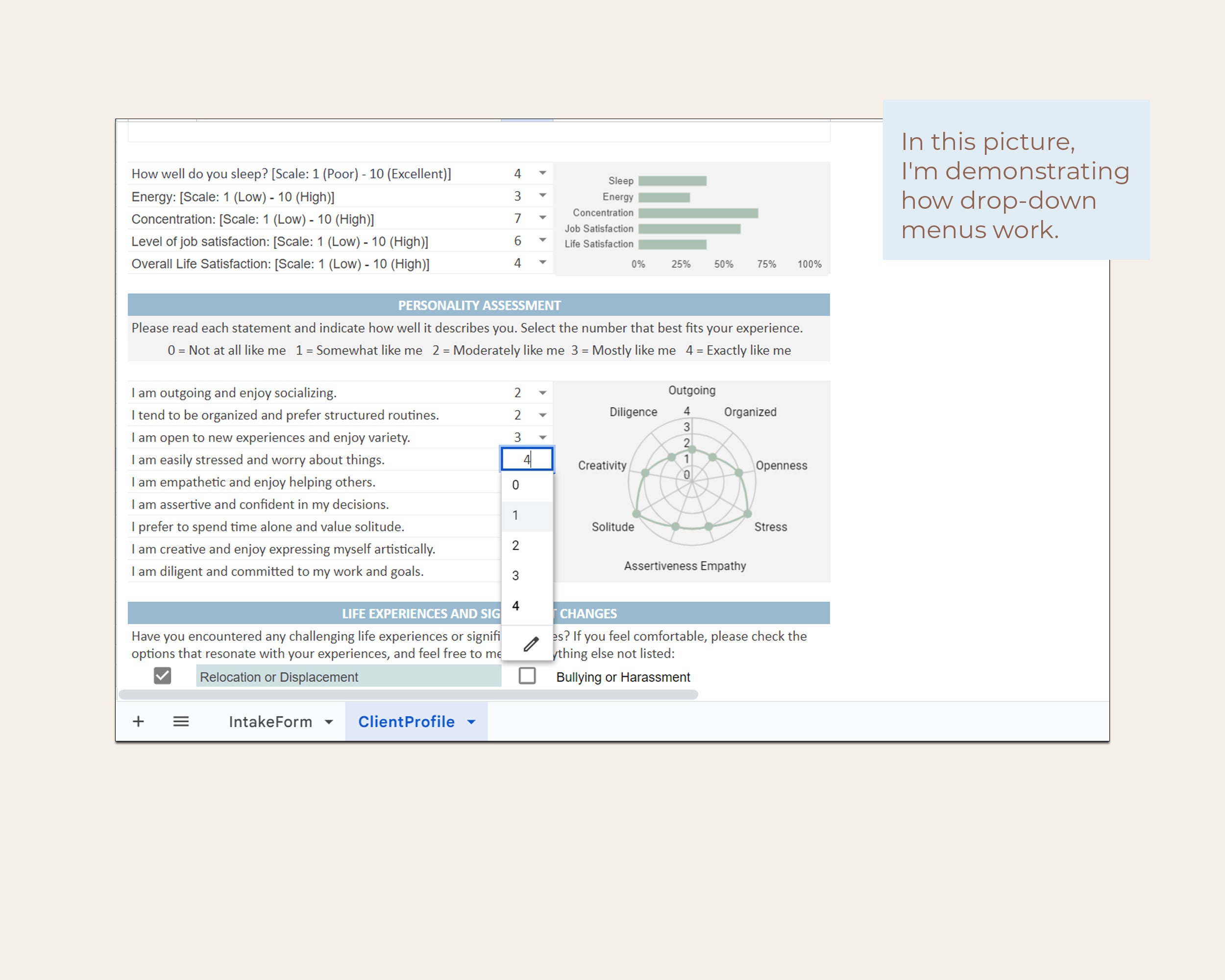 Therapist Client Intake Form, Client Intake Form Psychotherapy, Therapy ...