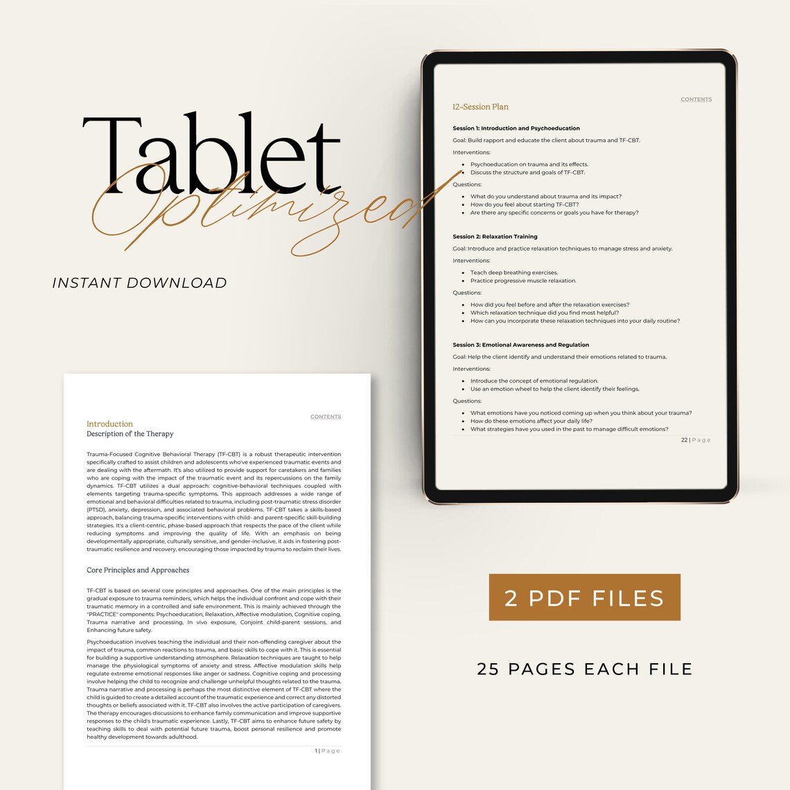 Trauma-focused Therapy Questions TF CBT Interventions Goals Psychology ...