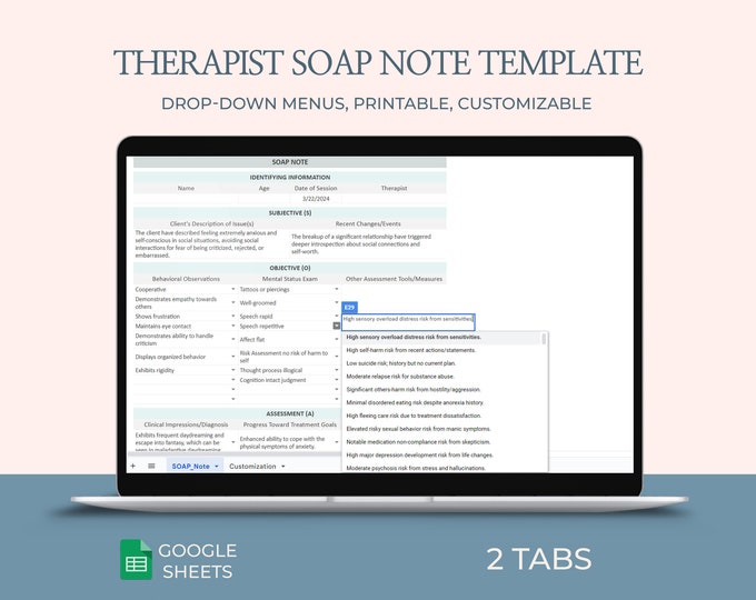 Speech Therapy SOAP Notes, SLP Notes, SOAP Notes for Slps, Speech ...