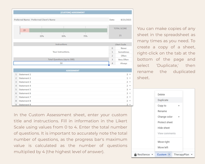 Psychological Assessment, Psychologist Notes, Psychotherapist Tool ...