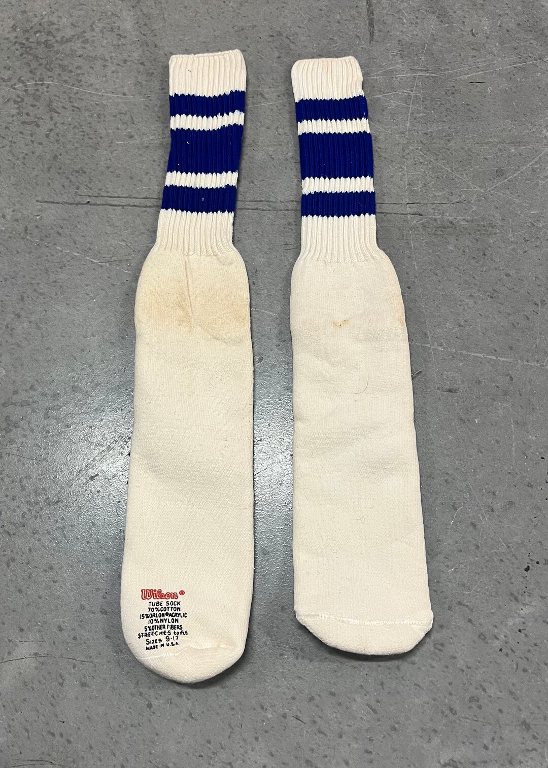 Vintage 70s 80s Wilson Tube Socks Size Small Made in the USA - Etsy
