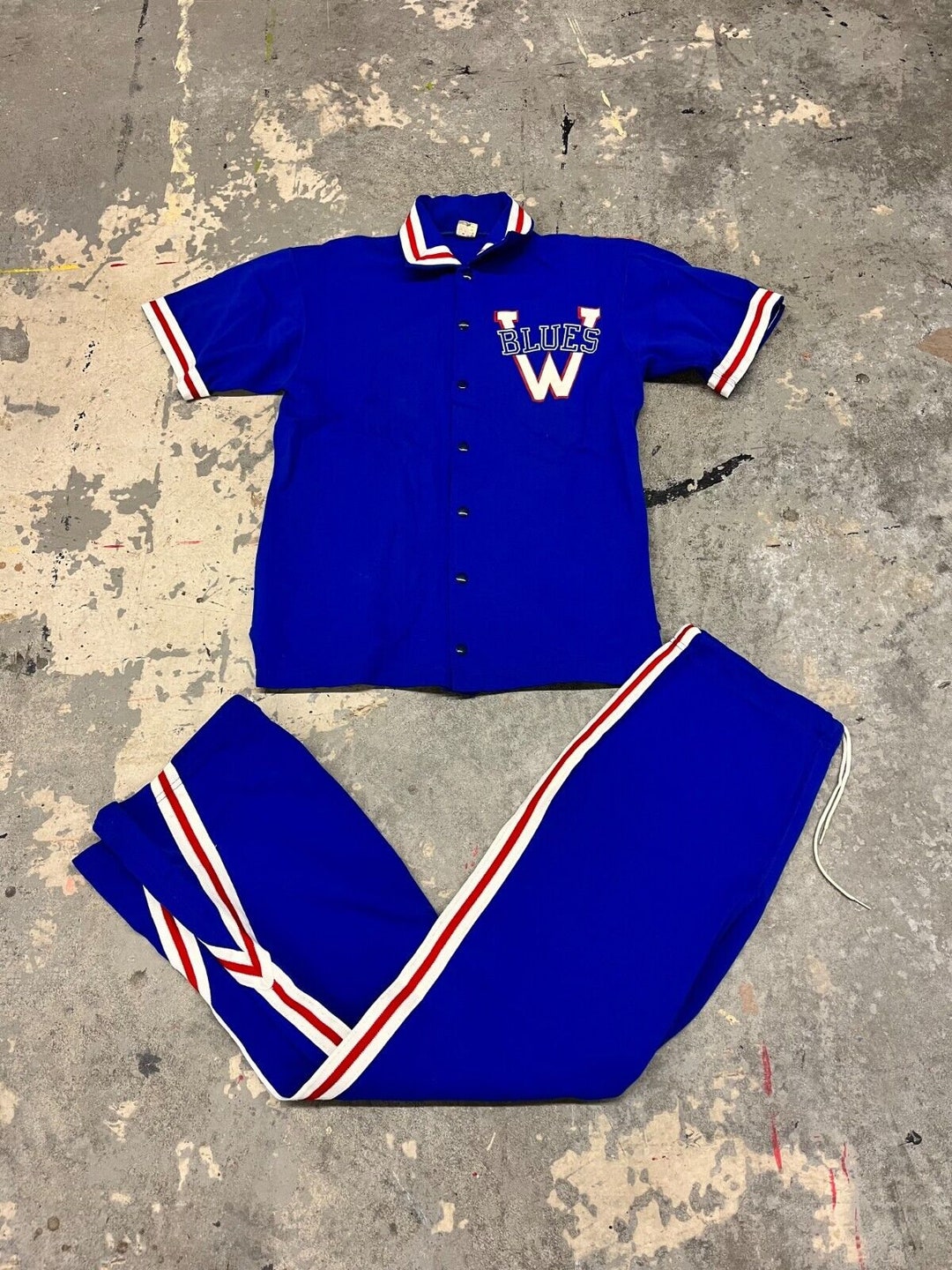 Russell Athletic Vintage 70s Basketball Warm up Suit Size Medium ...