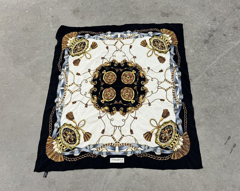 Ming Dynasty by Chen Square Silk Scarf Chinese Ming Dynasty Lux Art ...