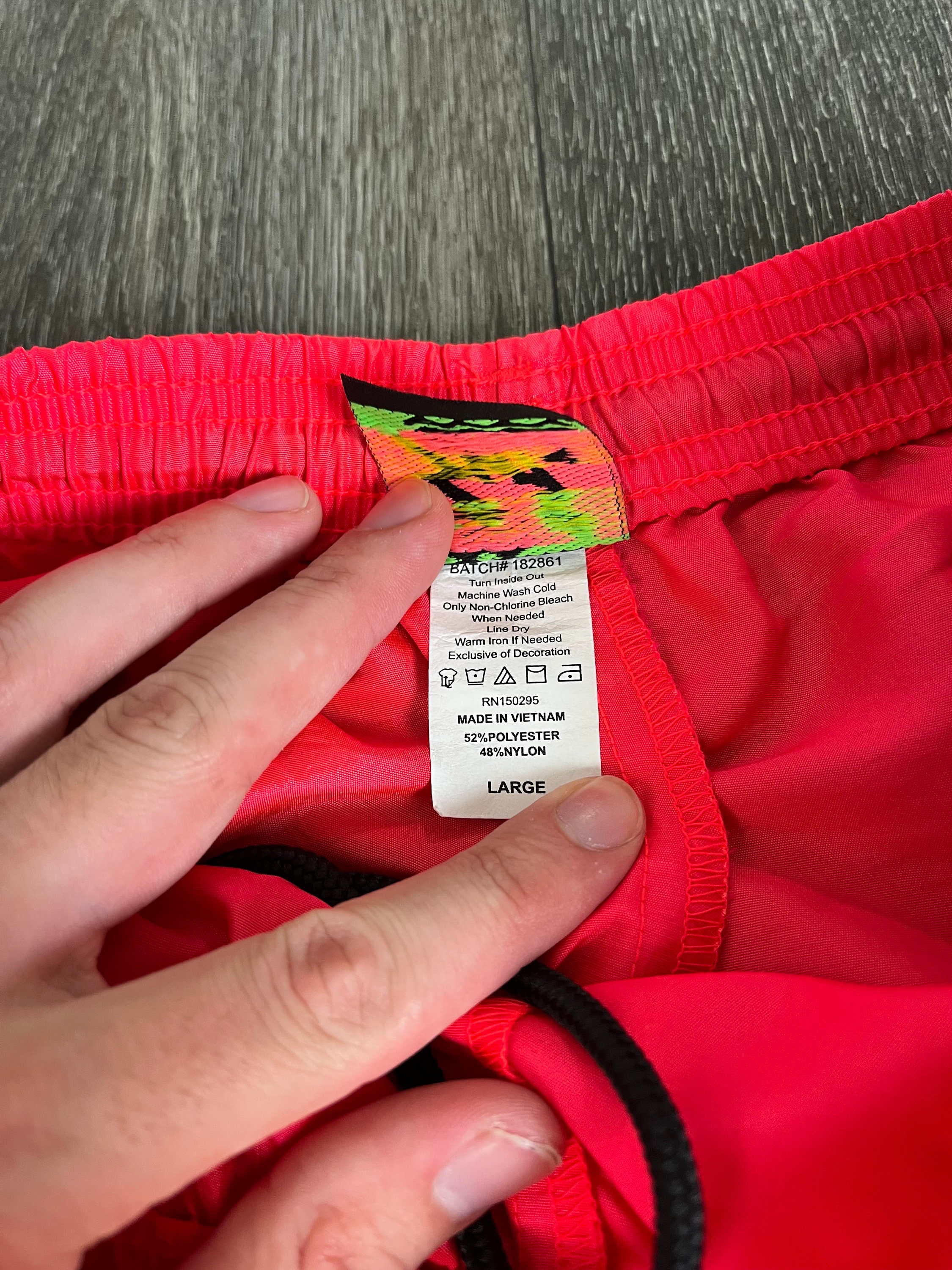 Surf Style Retro Y2K Neon Pink Board Shorts Nylon Surfing - Etsy